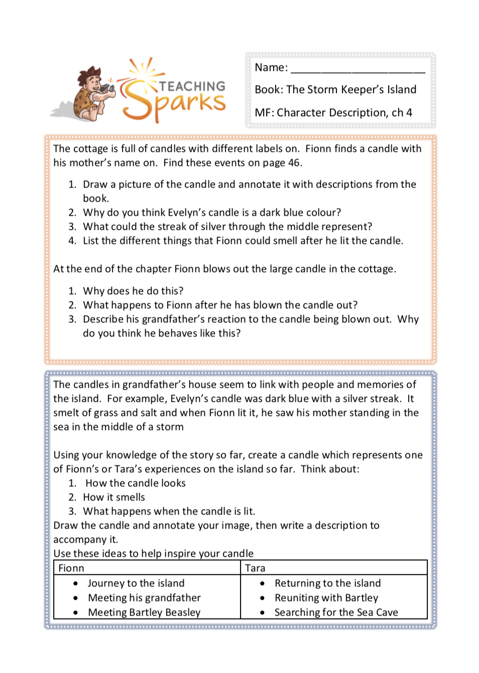 The Storm Keeper's Island | Reading Resources | Year 5 & Year 6 | KS2