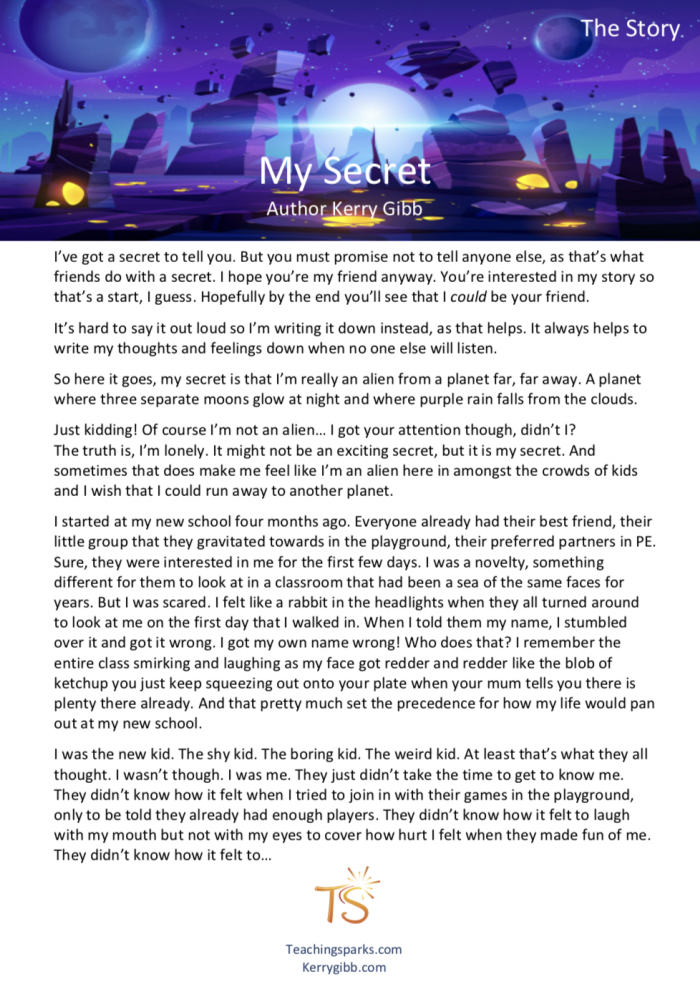 Short Stories - Teaching Sparks